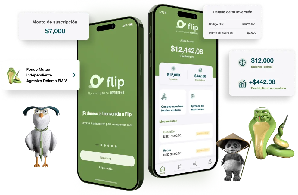 Flip Inversiones | Invierte diferente | Fondos Mutuos
